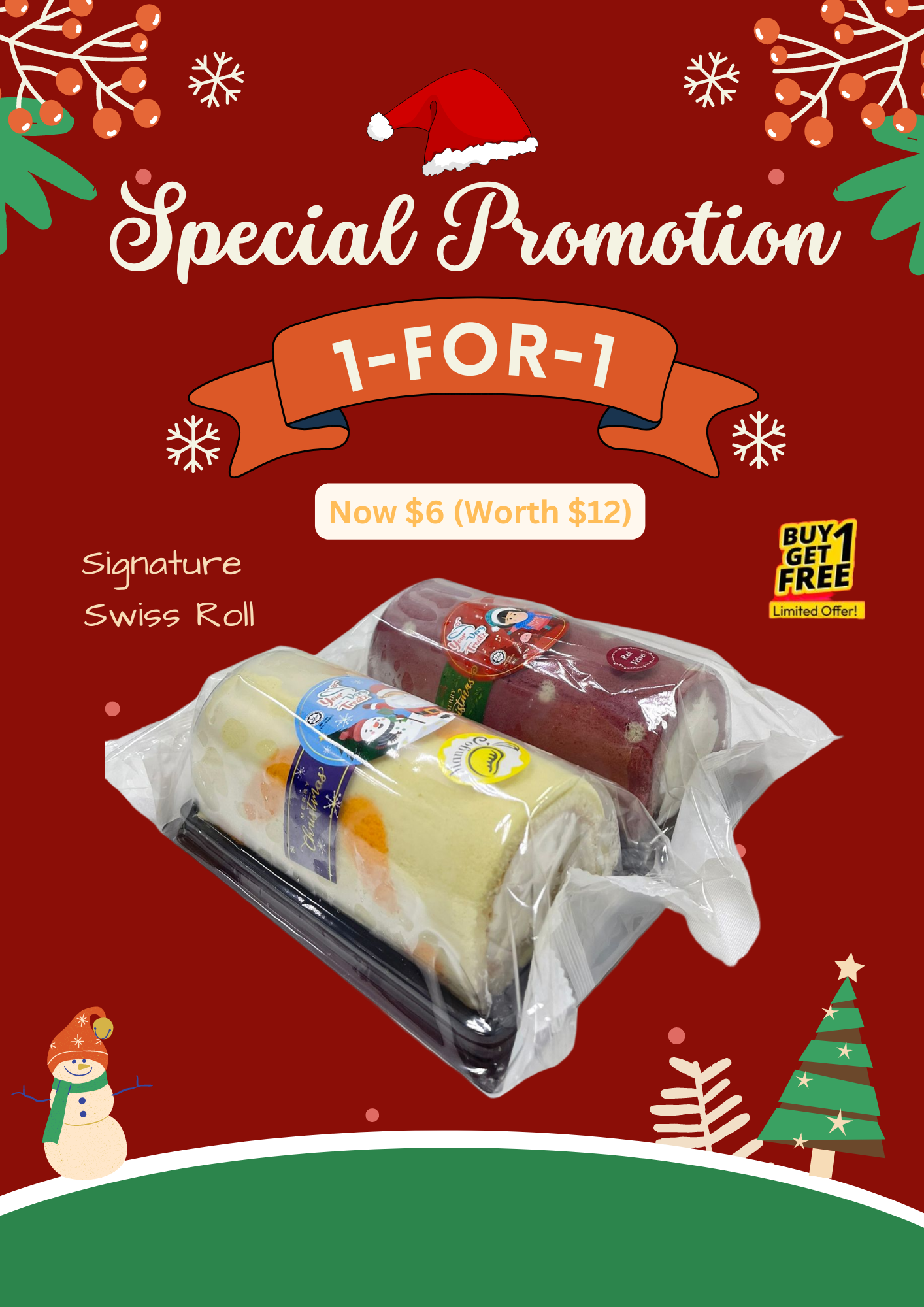 Mini Swiss Roll (36cm) – Zuzenpl